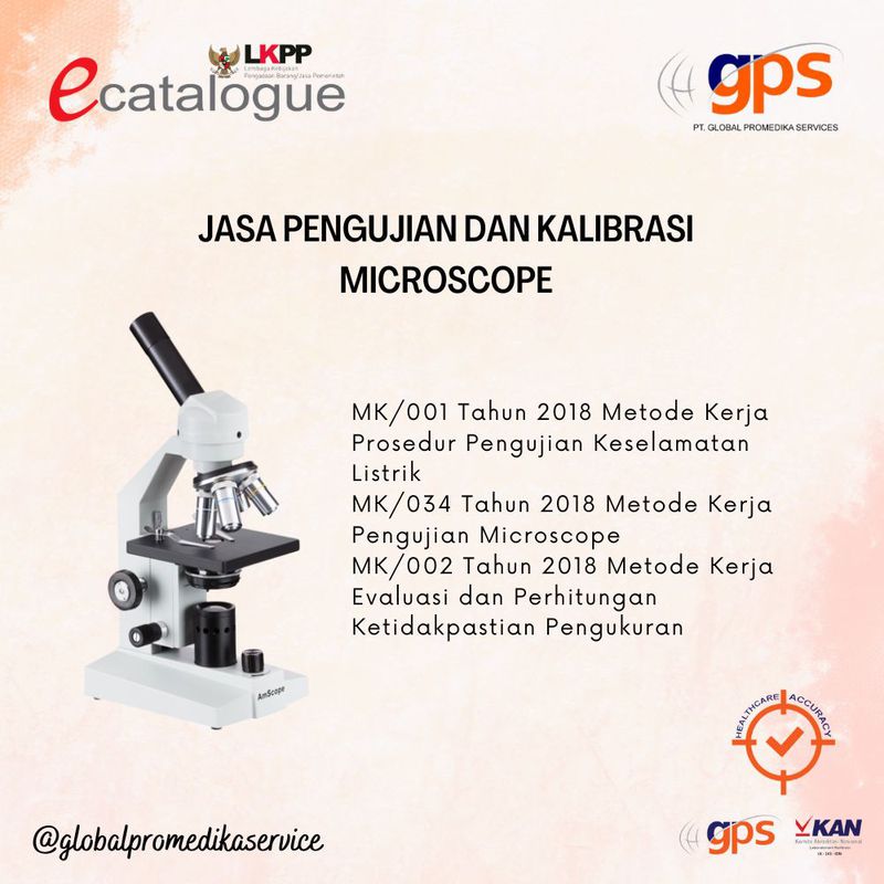 Jasa Pengujian dan/atau Kalibrasi Microscope