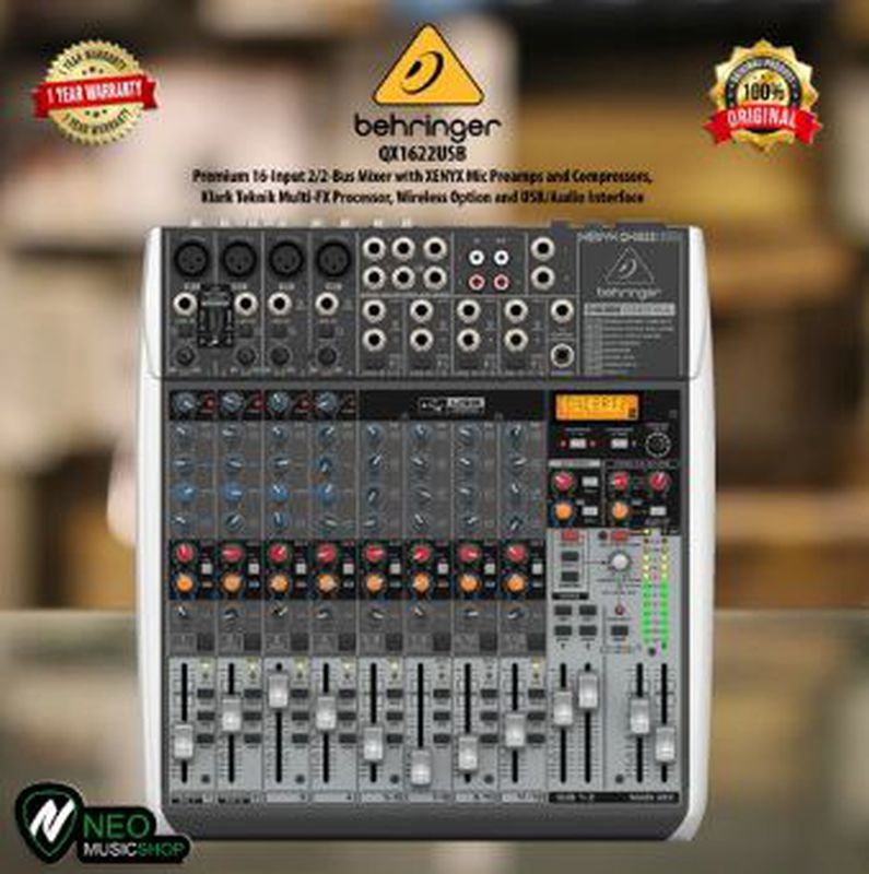 BEHRINGER X1622USB MIXER