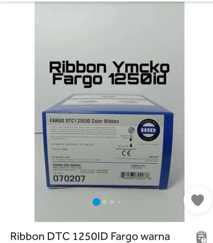 TINTA Ribbon CMYKO PN 070207