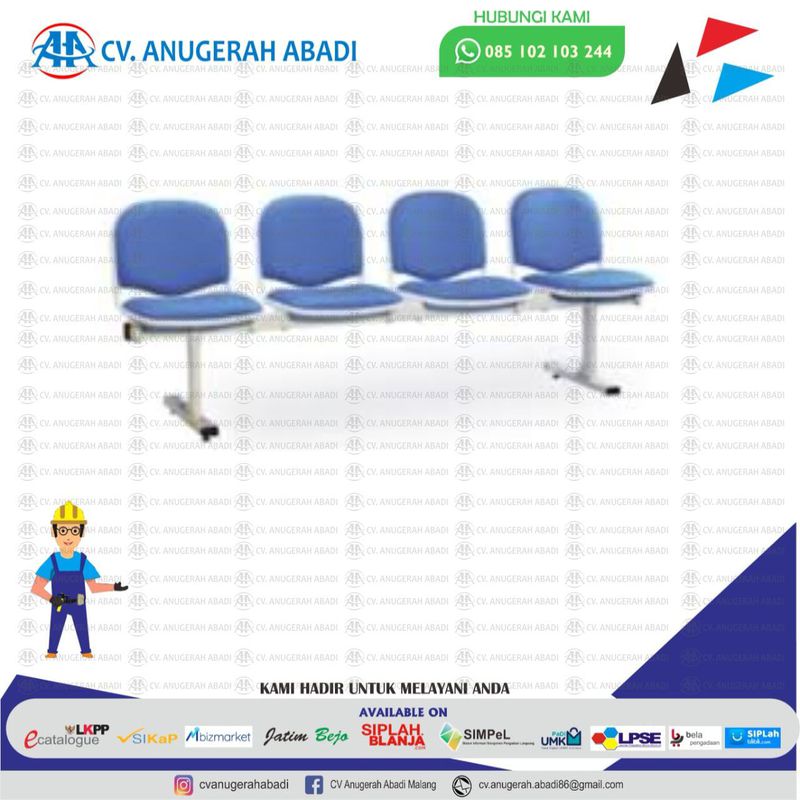 KURSI TUNGGU CHITOSE KT 01 CAVIS (4 SEAT)