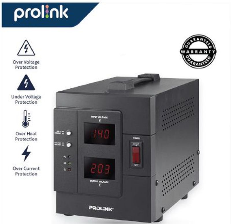 Prolink 3000VA Automatic Voltage Regulator AVR l Stabilizer Listrik l ...