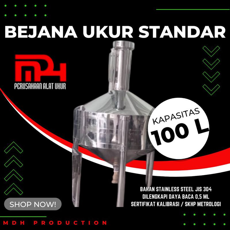 Bejana Ukur Standar 100 l