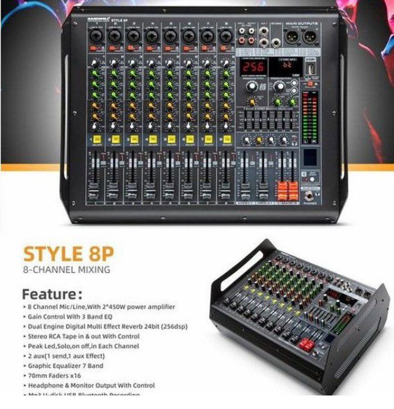 Power Mixer Hardwell Style 8P