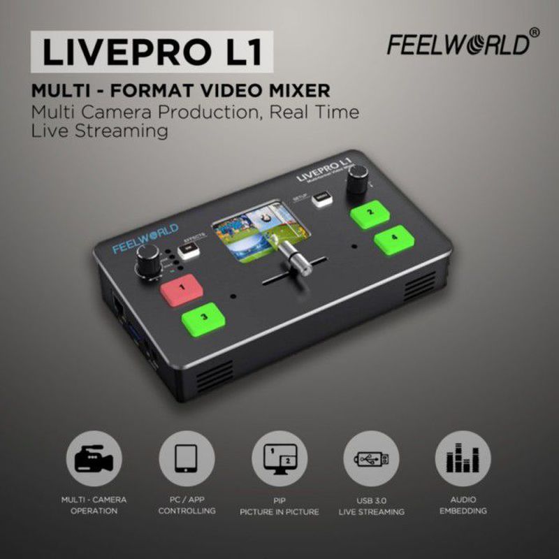 LIVEPRO L1 MULTI FORMAT VIDEO MIXER SWITCHER