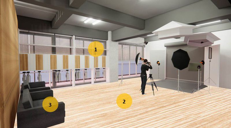 Paket interior studio foto