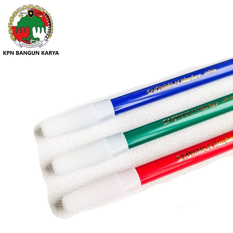 Spidol Signpen Snowman Marker Japan LOSS LO55 Kecil 1 pcs - Hijau