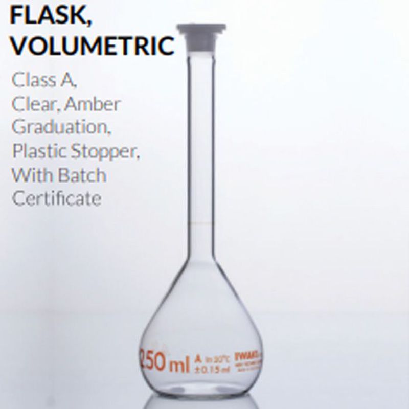 Volumetric Flask With Plastic Stopper Class A 20 ml