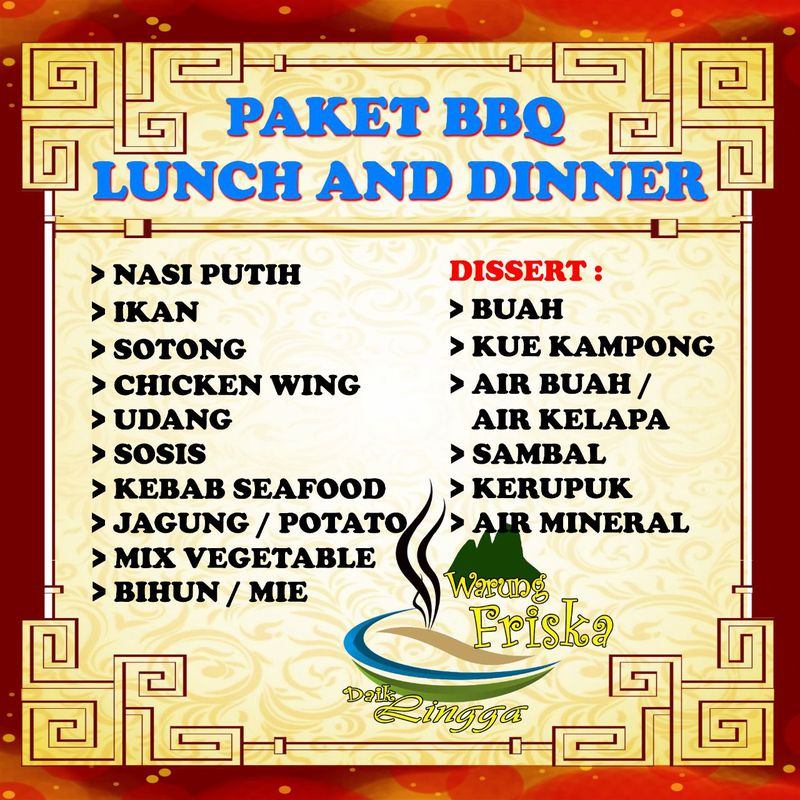 PAKET BBQ DAN DINNER