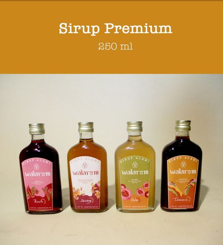 Sirup Rempah 4 (empat) cita rasa (Tamarin, Secang, Rosella, Pala)