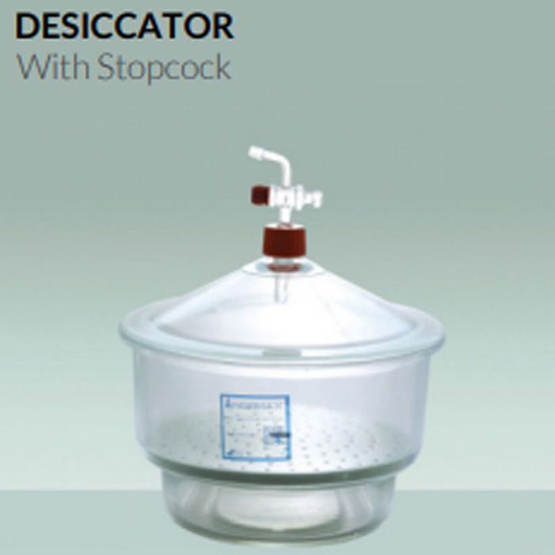 Normax Desicator with stopcock with plate ID 300 mm - 49 060 341