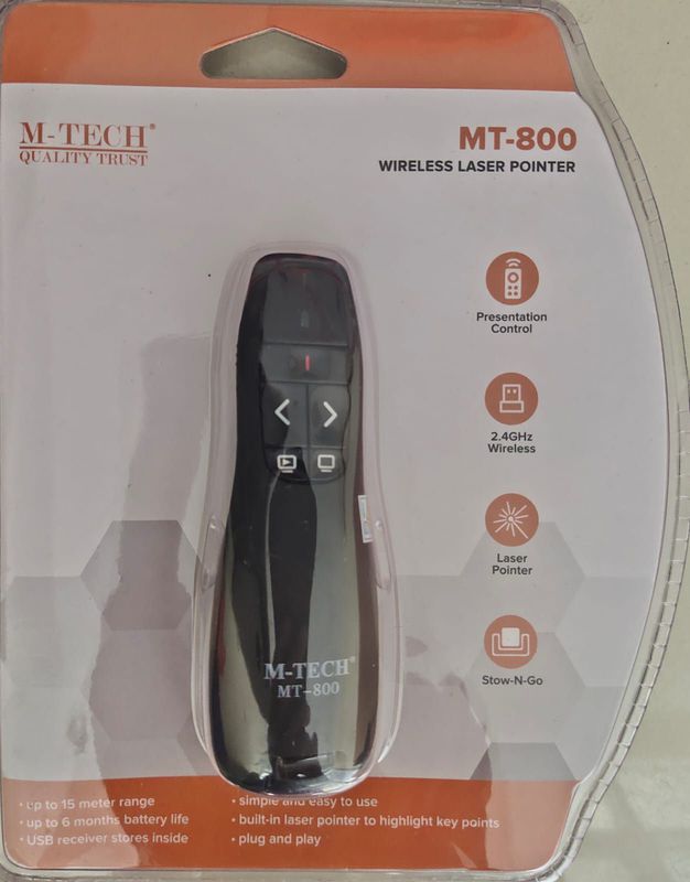 M-Tech Original Laser Pointer Wireless Presenter MT-800