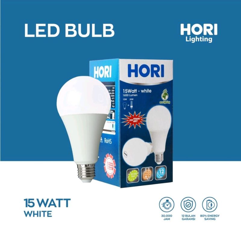 HORI LED BULB 15 W DAYLIGHT - LEDBULB15W