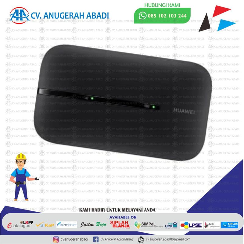 MOBILE WIFI (MIFI) HUAWEI E5576 + TELKOMSEL 4G (Black)