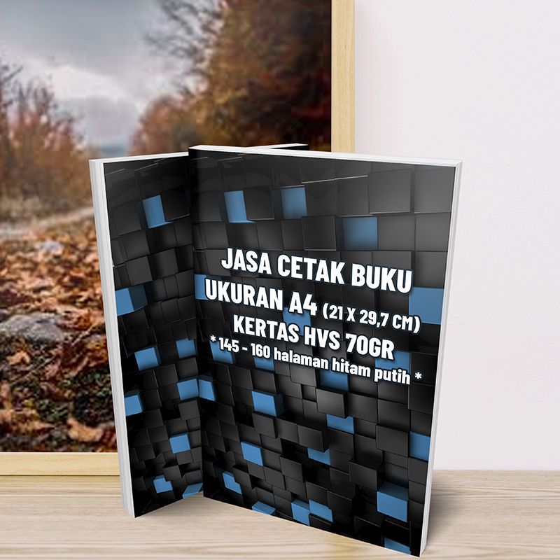 Jasa Cetak Buku A4 HVS 70gr (Custom D)