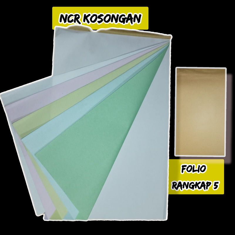BUKU NCR POLOS 5 RANGKAP FOLIO 5 PLY