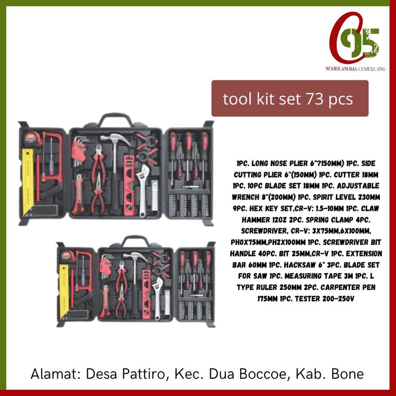 TOOL KIT 73 PCS