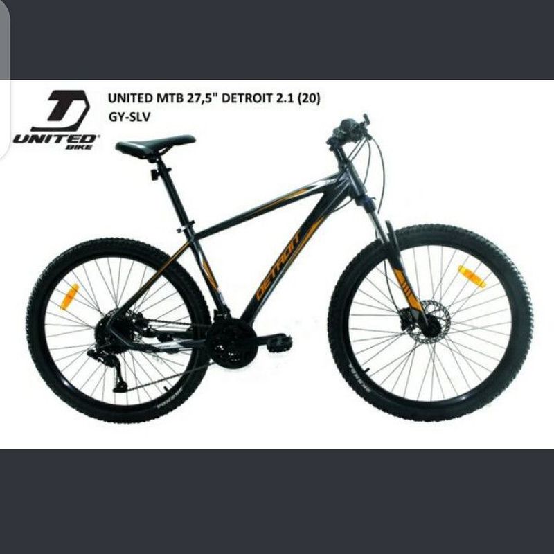 SEPEDA UNITED MTB DETROID 2.1
