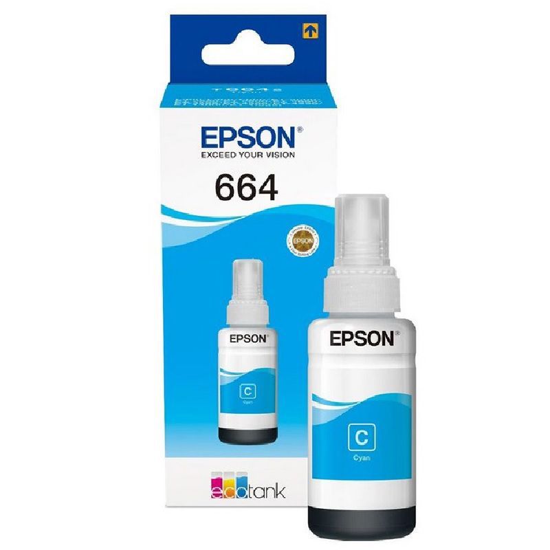 EPSON Tinta Printer 664 Cyan