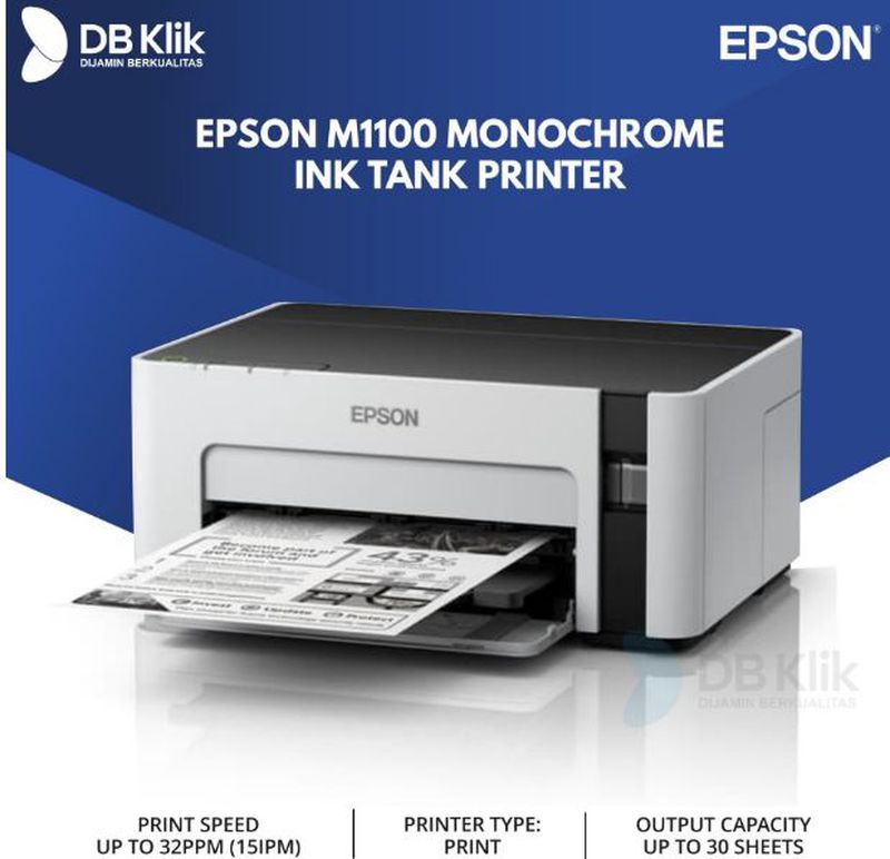 Printer EPSON M1100 Monochrome - EPSON M1100 Ink Tank Printer