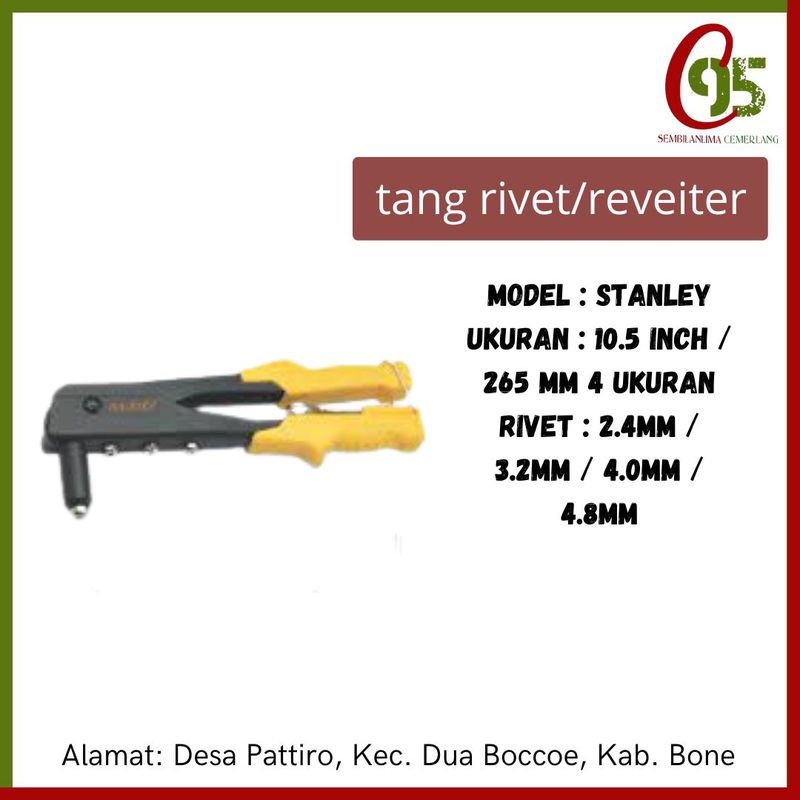 tang rivet/reveiter