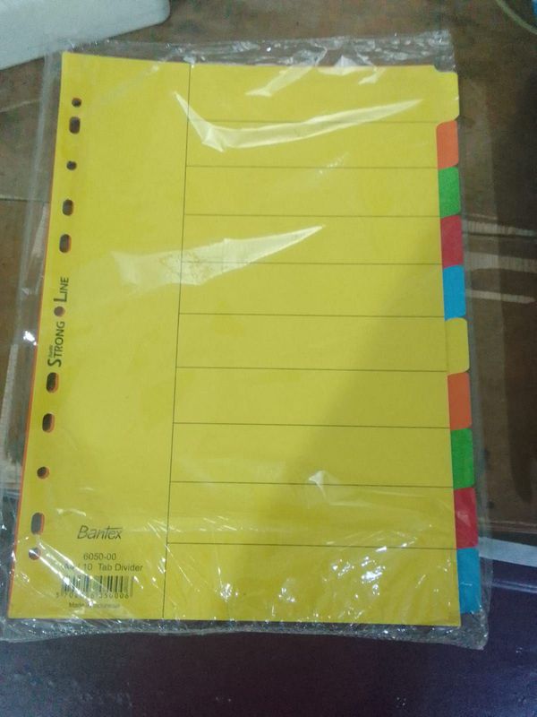 Divider/Pembatas kertas (Folder Guide) Map Gantung Bantex