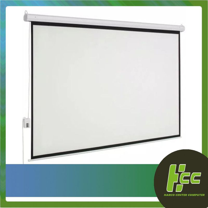 Layar motorized 150 inch My Screen