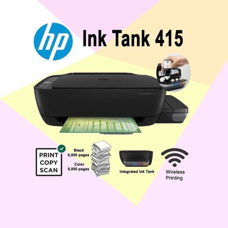 Printer HP InkTank 415 Multifungsi Wireless