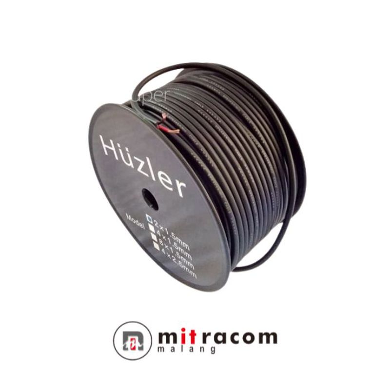 Kabel Audio Huzler 2 x 1,5 mm 100 meter 1 roll Original