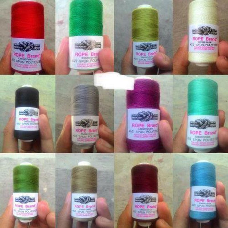 Benang Jahit Rope Brand - Abu-Abu