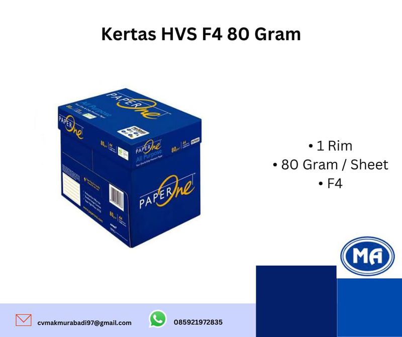 Kertas HVS F4 80 Gram