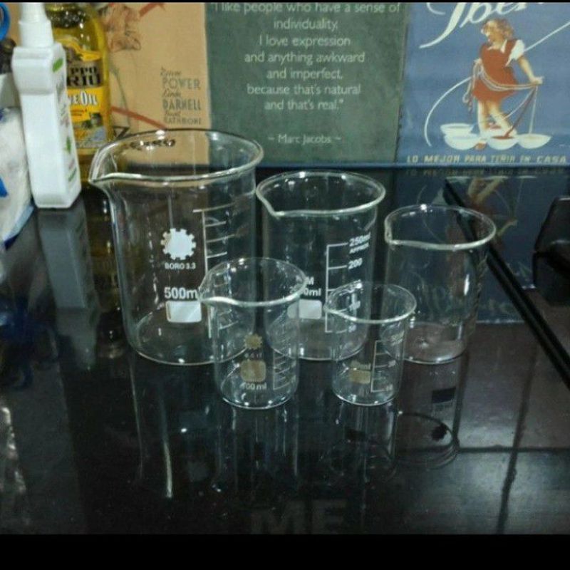 Beker glass,Corong Kaca,Botol Sampling - 250