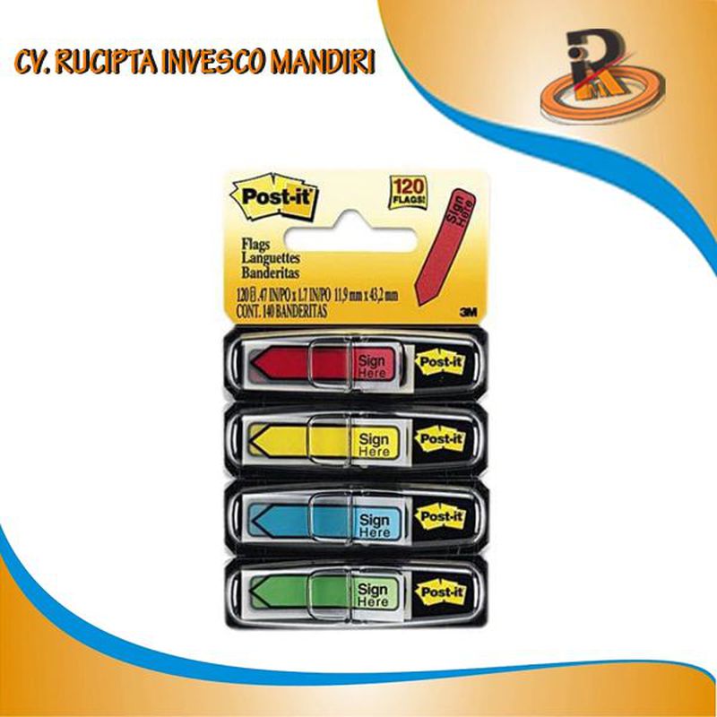 Post It 3M Flags Sign Hare Arrow 684-SH