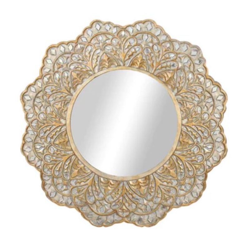 EDEN GOLD SUNBURST MIRROR