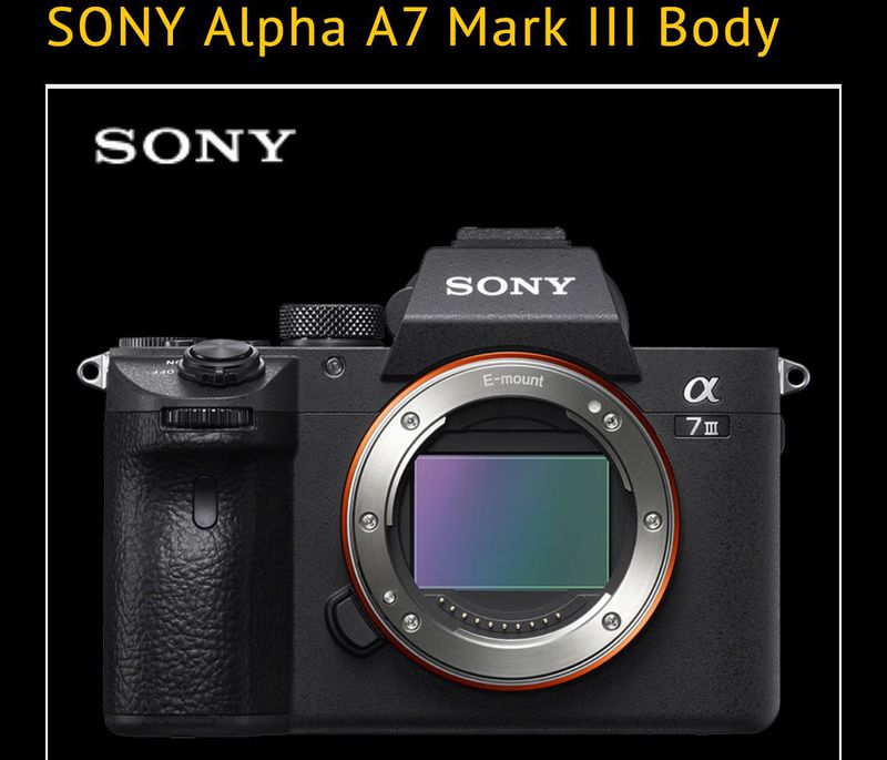 CAMERA SONY ALPHA A7 MARK III KITT (BODY + LENSA)