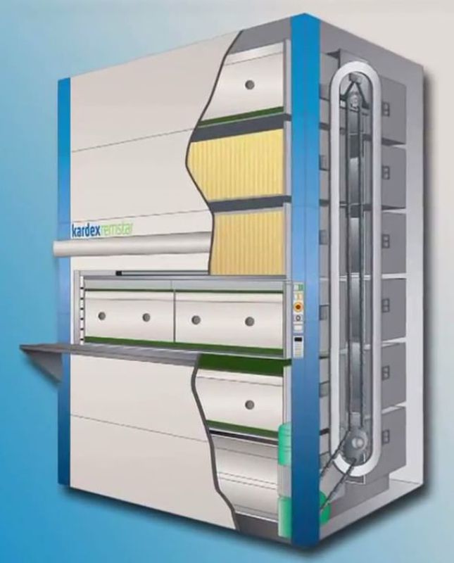 LEMARI ARSIP OTOMATIS KARDEX - 12 TRAY