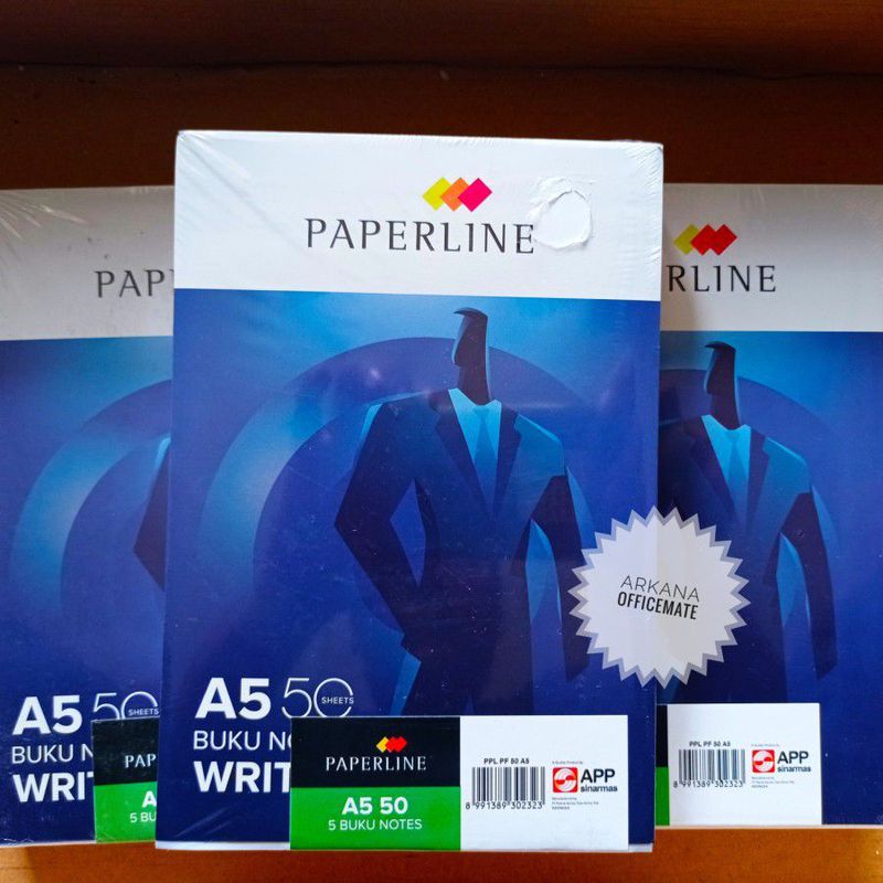 Block Note A5 Paperline 1 pak isi 5 pcs