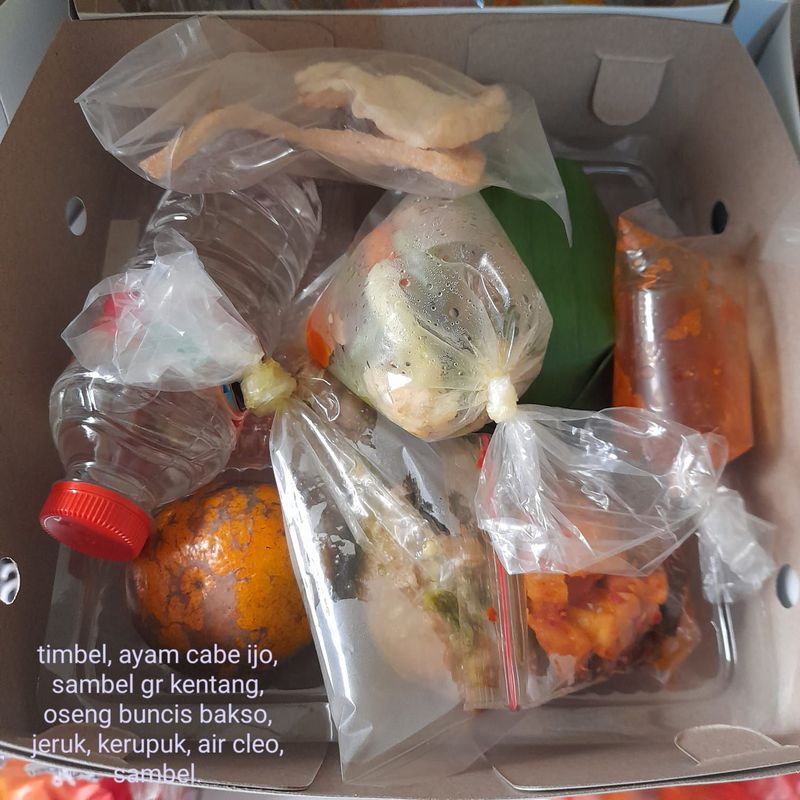 Nasi Box Menu Mantap Paket 1