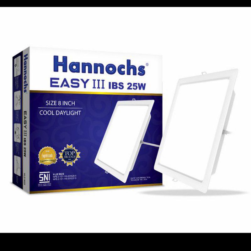 Lampu Panel LED 8 Inch Hannoch 25watt