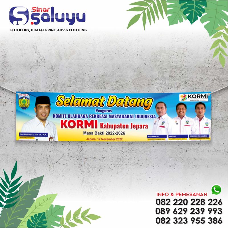 Spanduk Medium Custom