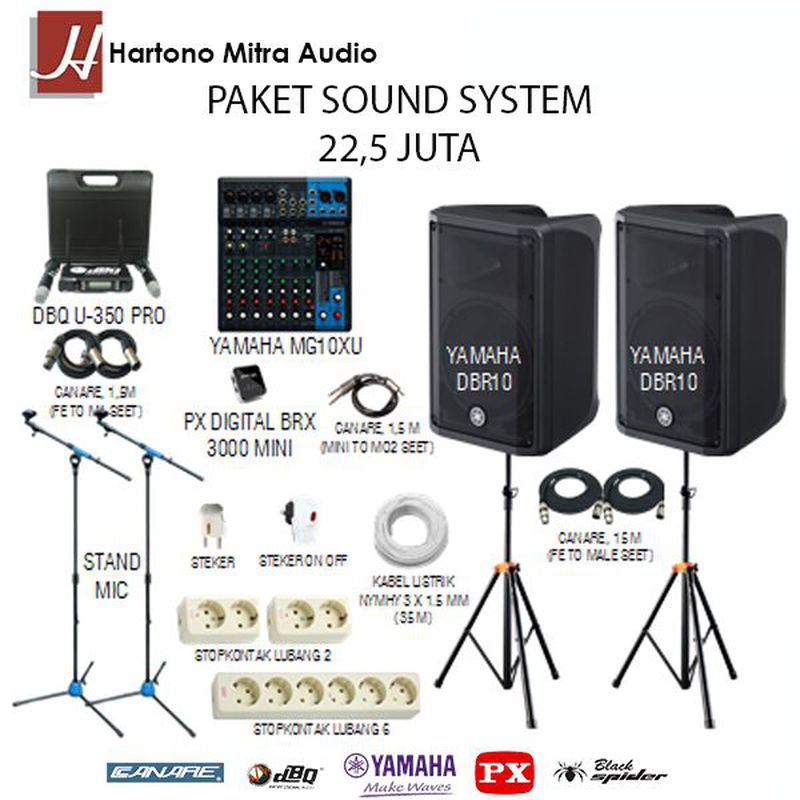 PAKET SOUND SYSTEM 22.5 JUTA