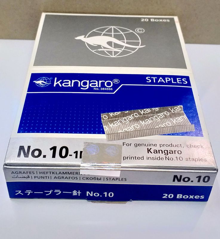 Anak stapler Kangaro No 10