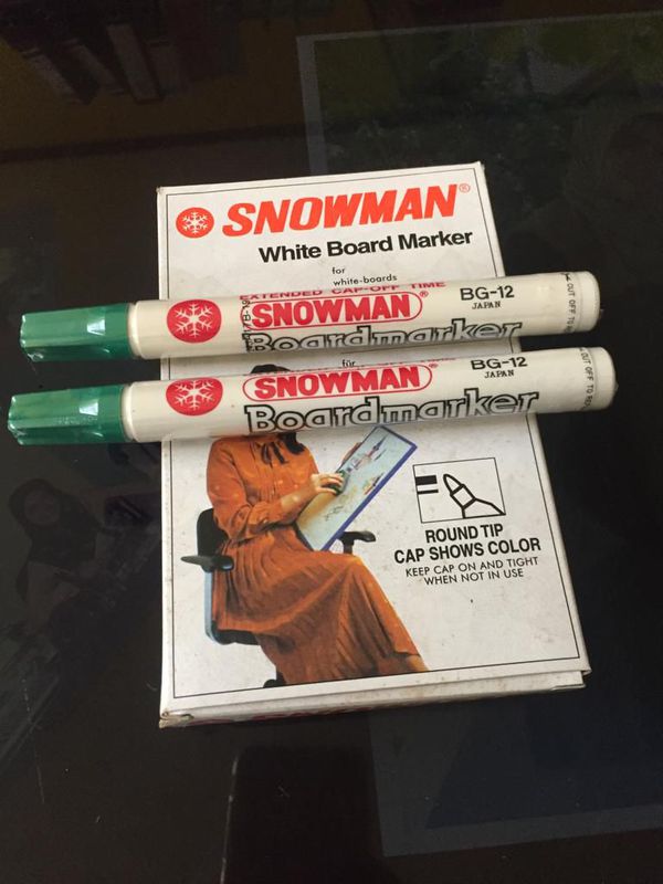 Spidol Whiteboard Snowman BG-12 Hijau