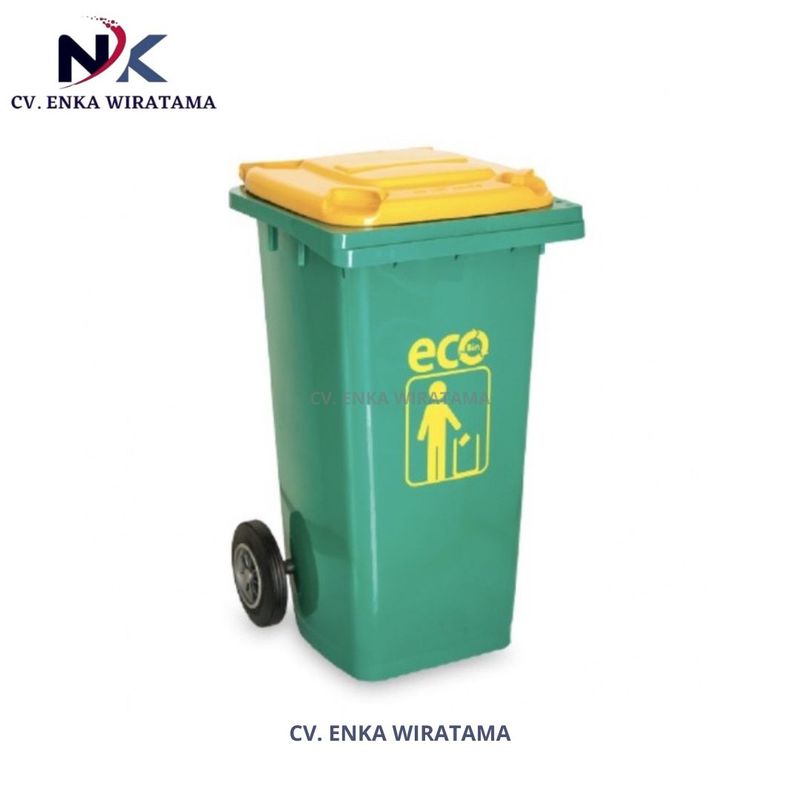 Tempat Sampah Roda Eco Atari Green Leaf 100 Liter