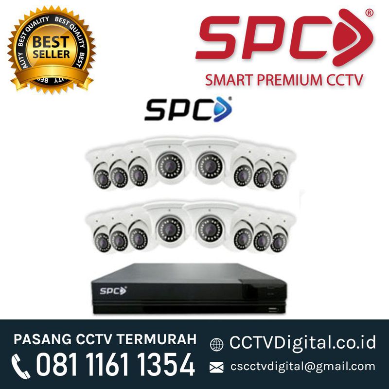 Paket Lengkap Perangkat Pendukung CCTV SPC IP Camera