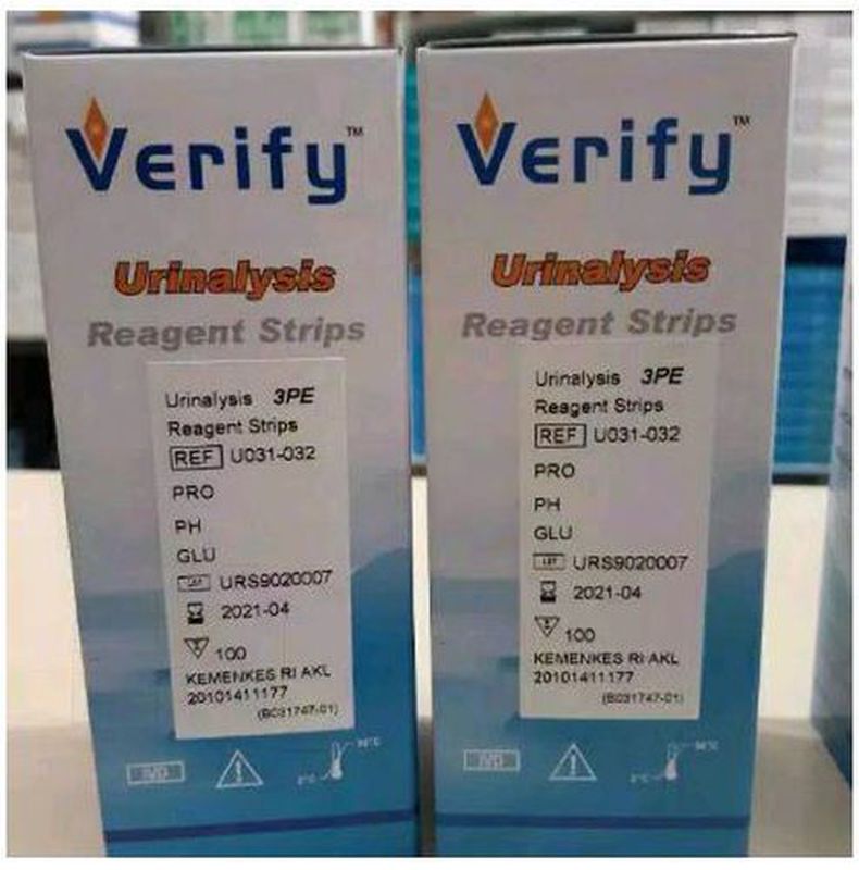 Strip Test Urinalis Verify 10 Parameter / Verify 3 Parameter / Urine ...