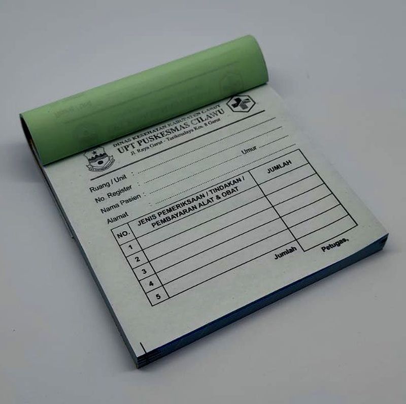 Nota Pembayaran Rajal 2 ply PKMCLW