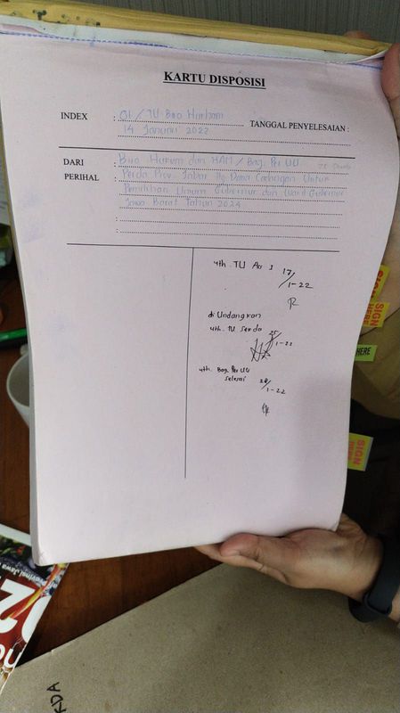 Buku Disposisi 2 Ply