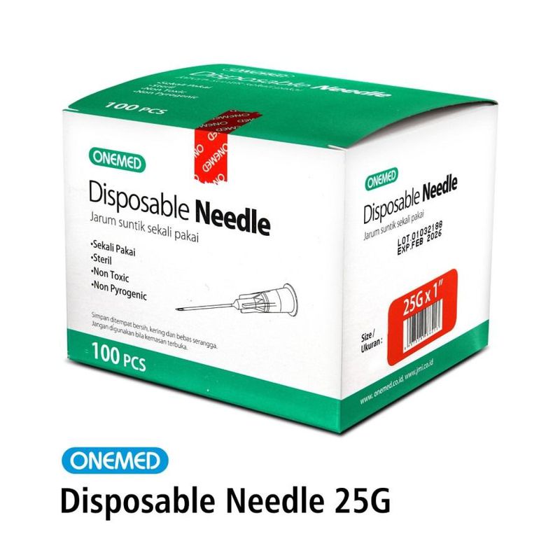 Onemed - Disposable Needle 25G