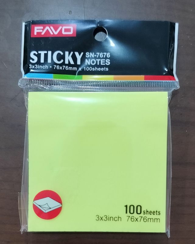 Sticky Notes 3x3 inchi