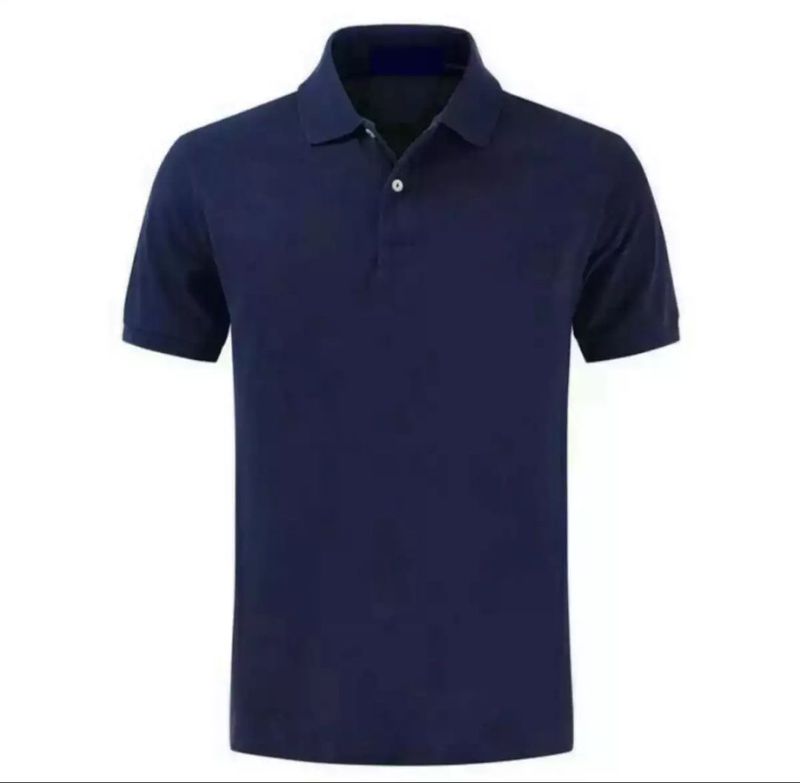 Polo Shirt Biru Navy + Bordir